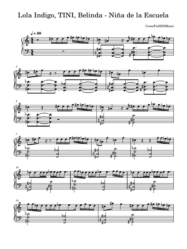 Lola Indigo TINI Belinda Nina de La Escuela | PDF | Ajedrez | Aperturas ...