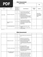 Concrete Pouring (Risk Assessment) | PDF | Personal Protective ...