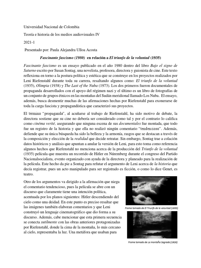 Reseña Fascinante Fascismo, Paula Ulloa | PDF | Fascismo | Alemania nazi