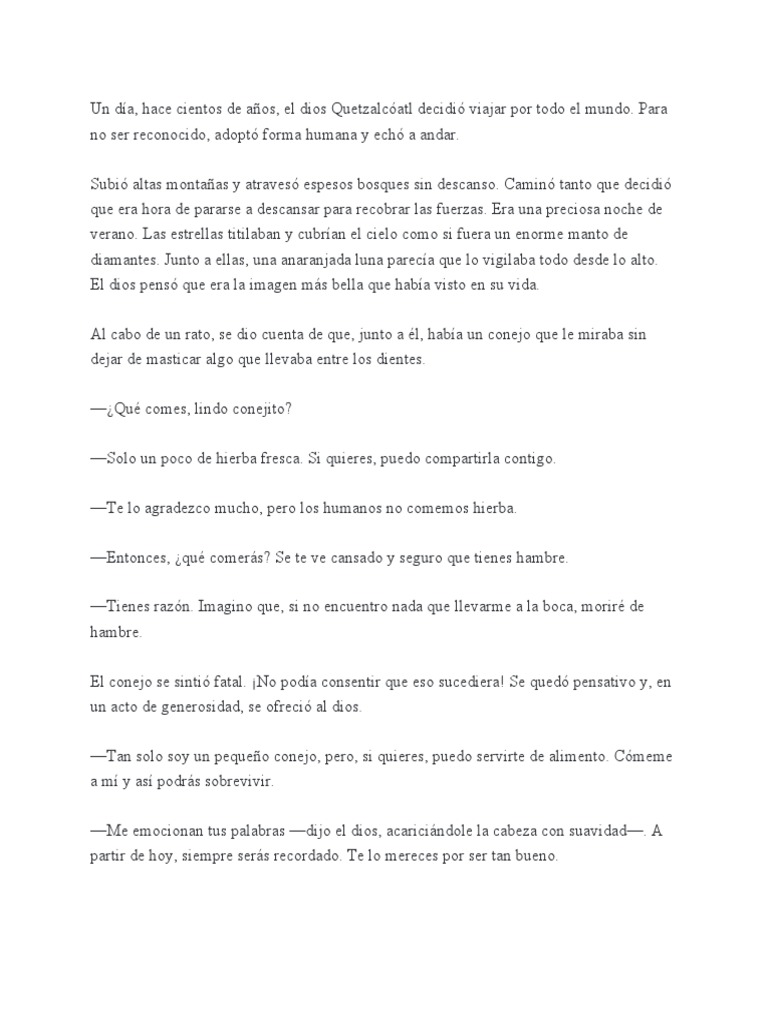 El Conejo en La Luna | PDF