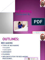 Prepare Bed For Occupancy | PDF | Bedding | Bed
