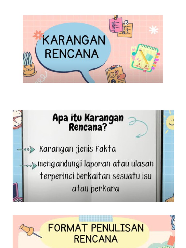 Karangan Rencana PT3 | PDF