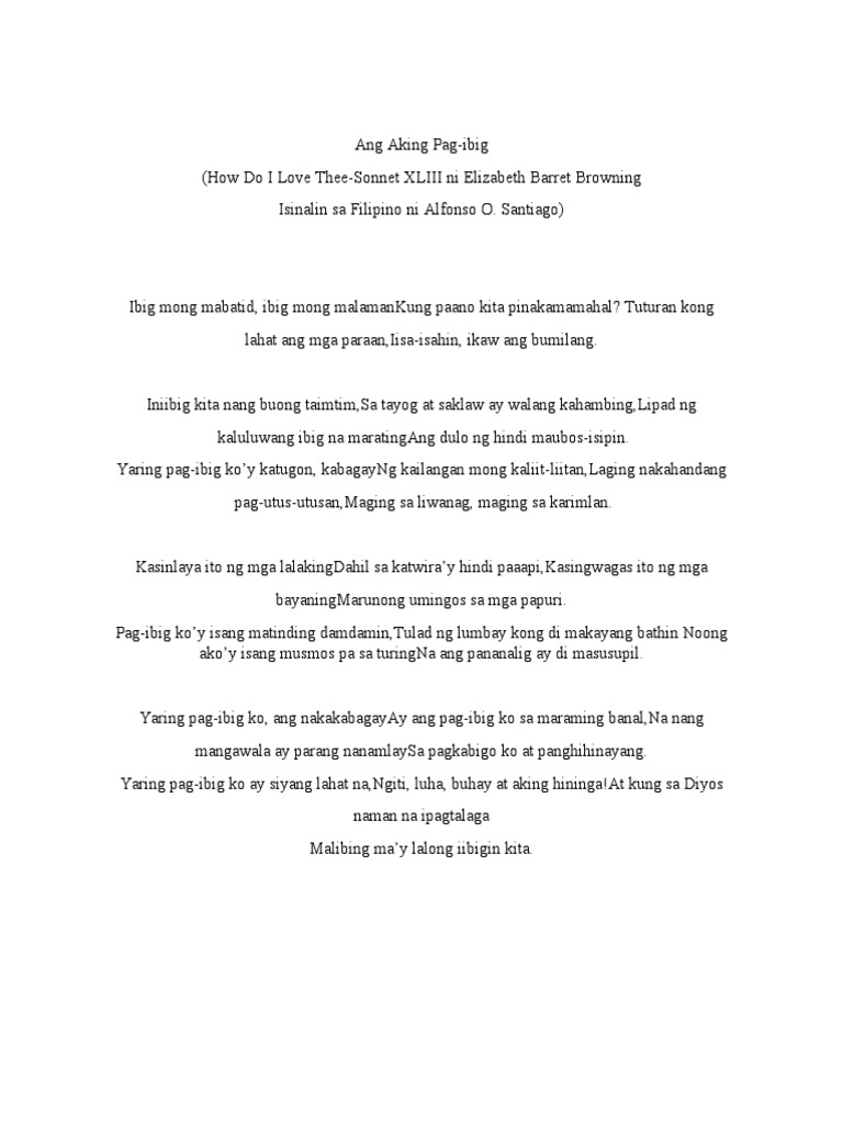 Ang Aking Pag | PDF