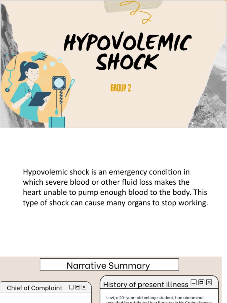 Hypovolemic Shock Sample Ncp Pdf Shock Circulatory Heart