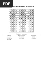 Sopa de Letras: Ciencia y Tecnología | PDF