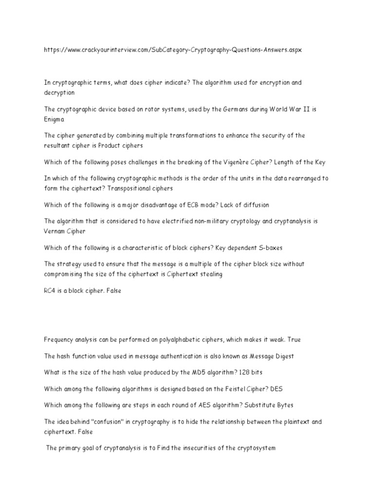 In Cryptographic Terms | PDF | Cryptography | Cipher