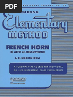 Rubank Elementary Method Cornet Trumpet | PDF