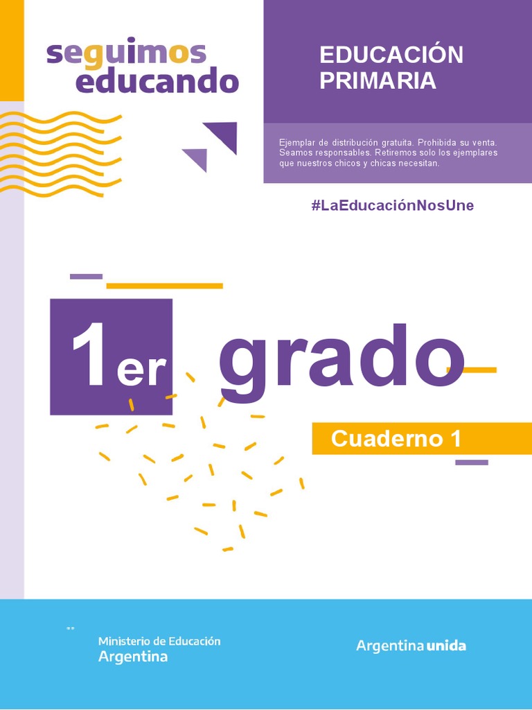 Cuaderno de Actividades para 1er Grado | PDF | Educación de la primera ...