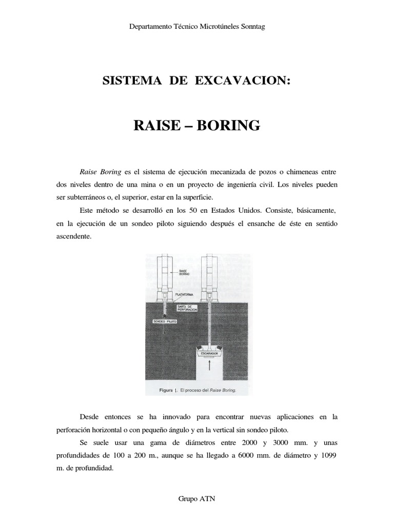 Raise Boring | PDF | Perforar