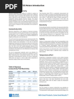 TDS and Conductivity Conversion Table | PDF