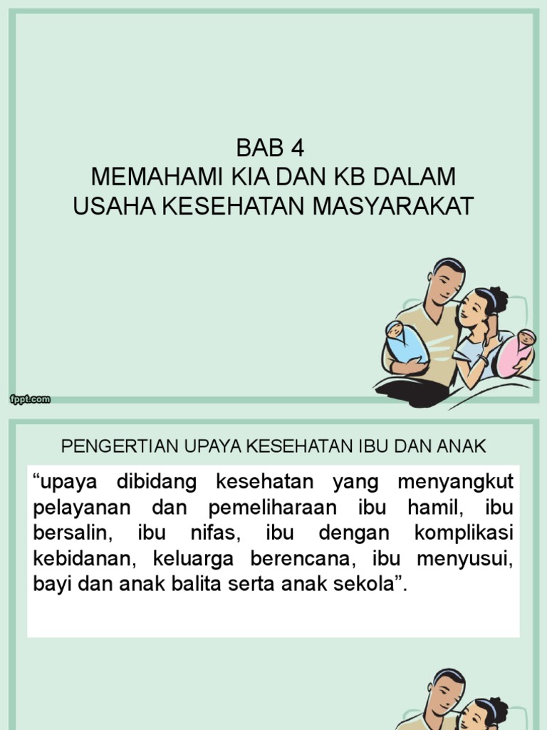 Bab 4 Memahami Kia Dan KB Dalam Usaha Kesehatan Masyarakat | PDF | Ilmu ...