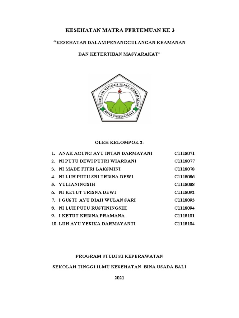 Kep. Matra Kelompok 2 | PDF