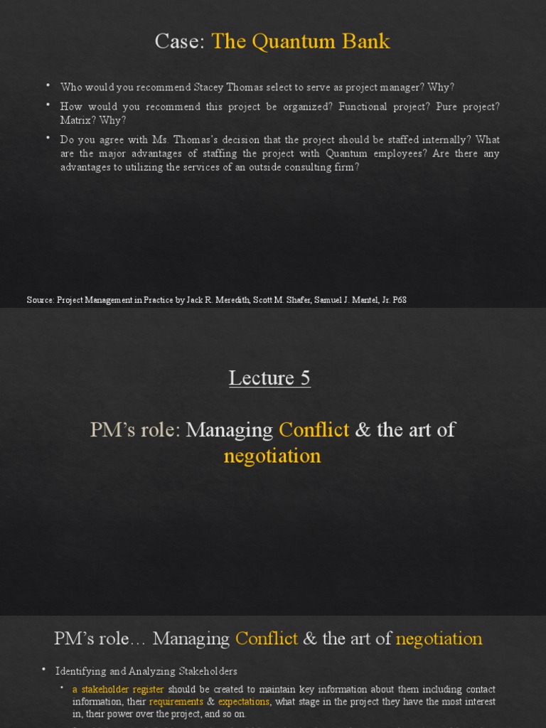 Quantum Bank Project Management Insights | PDF