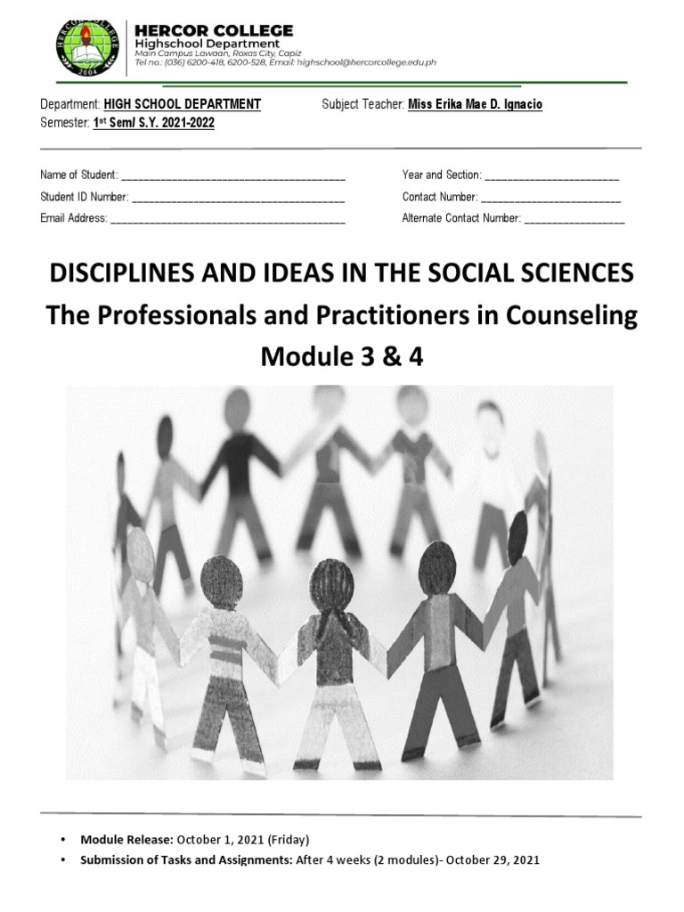 Disciplines and Ideas in The Social Sciences The Professionals and ...