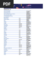 English Vocabulary (List of Words), C2 | PDF | Adjective | Verb