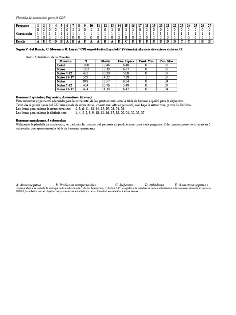 CDI - Corrección | PDF