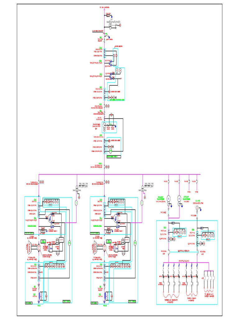 Single Line Diagram | PDF