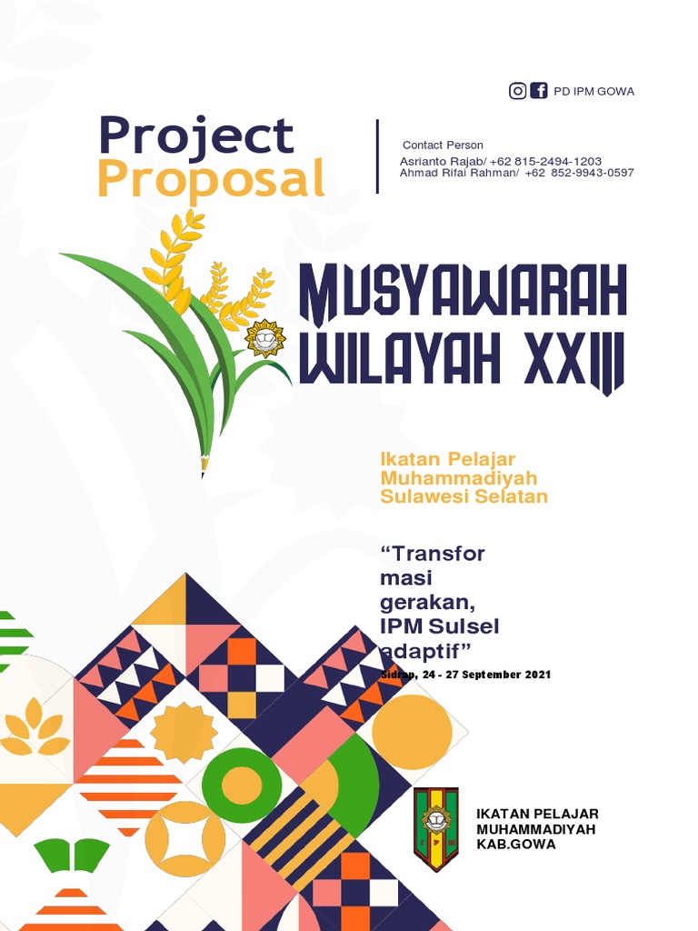 Proposal Musywil Ipm Sidrap | PDF