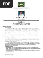 Physical Resources Management | PDF | Schools | Classroom