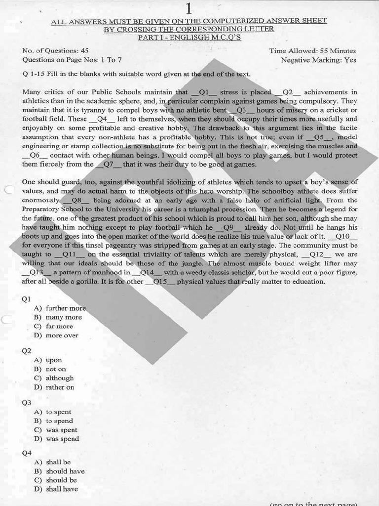 BBA-Sample Test-II | PDF