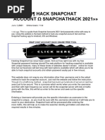 How To Hack Instagram Accounts Best Working Methods | PDF | Phishing ...