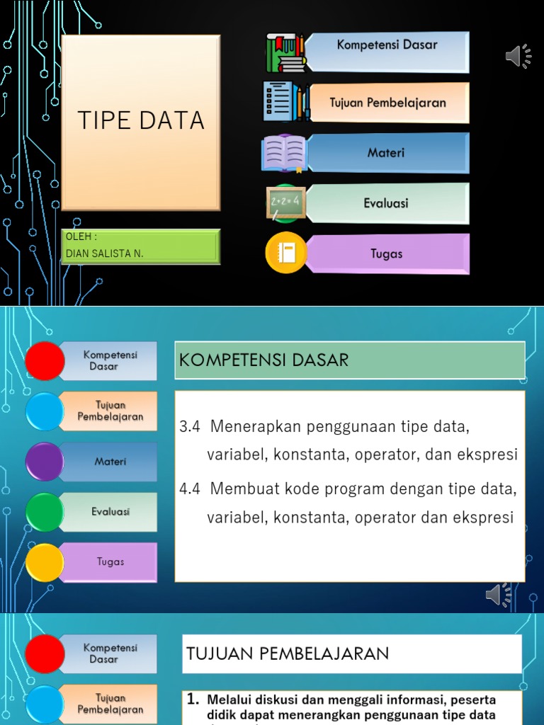 Tipe Data dan Variabel | PDF