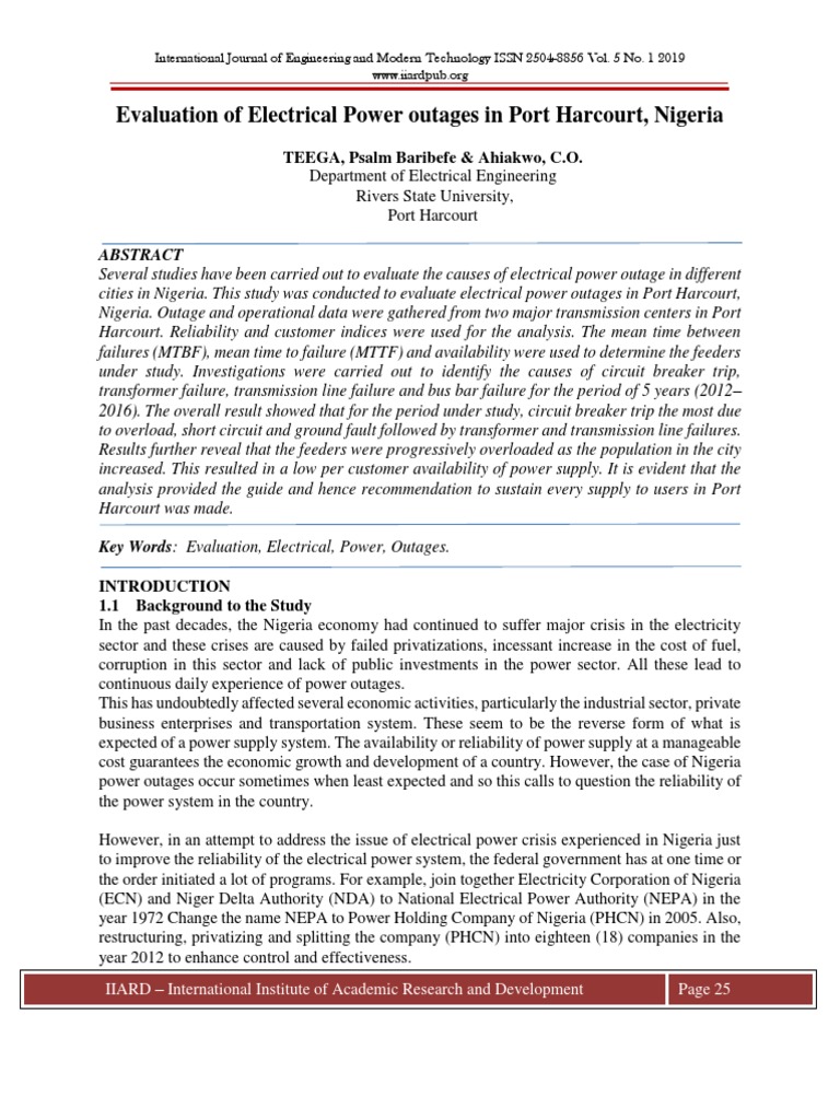 Evaluation of Electrical Power | PDF | Electrical Engineering | Electricity