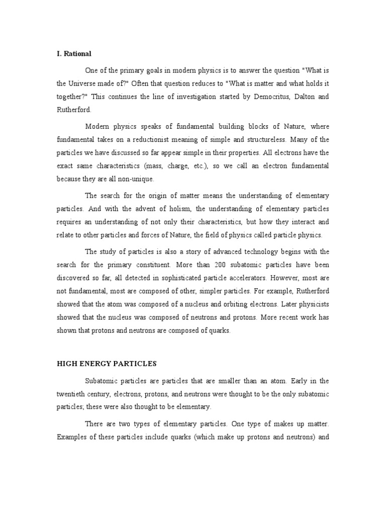 Rational Physics2 | PDF | Particle Physics | Electron