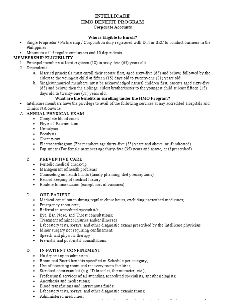 INTELLICARE | PDF | Physical Examination | Emergency Department