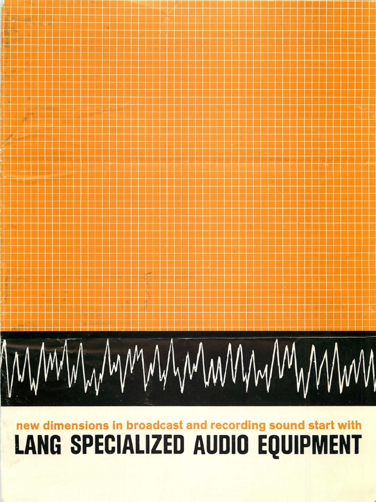 Lang Electronics Shortform Catalog | PDF | Tape Recorder | Amplifier