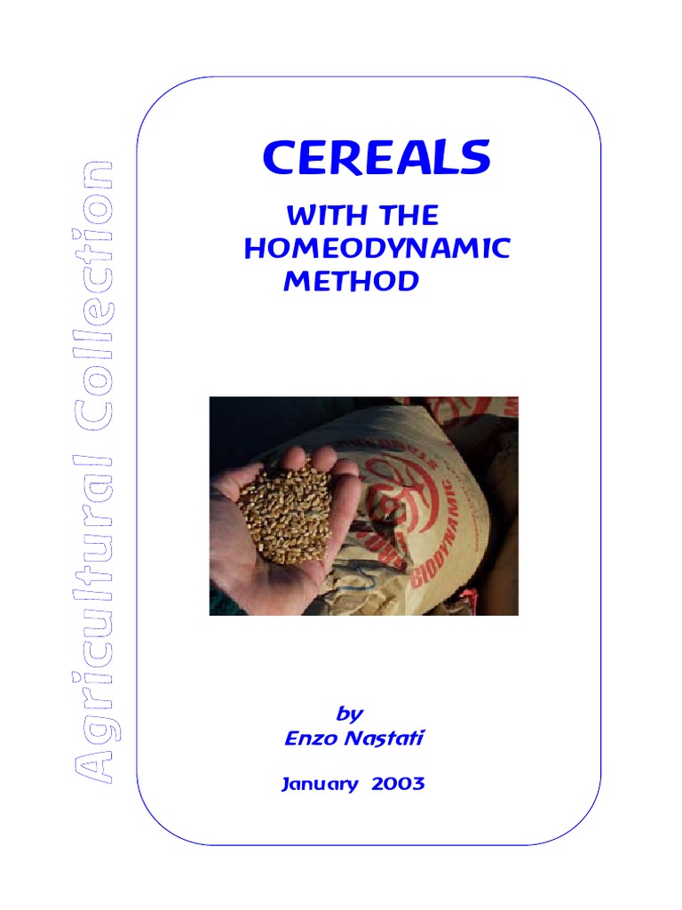 Cereals: With The Homeodynamic Method | PDF | Wheat | Cereals