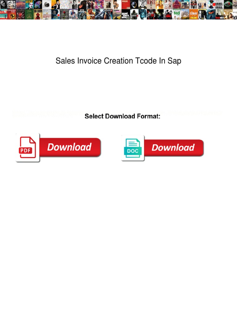 O2C Tcode in SapSD | Download Free PDF | Invoice | Sales