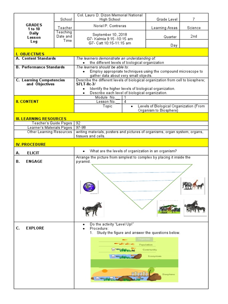 DLL Lesson 10A Bio Dizon | PDF | Learning | Applied Psychology
