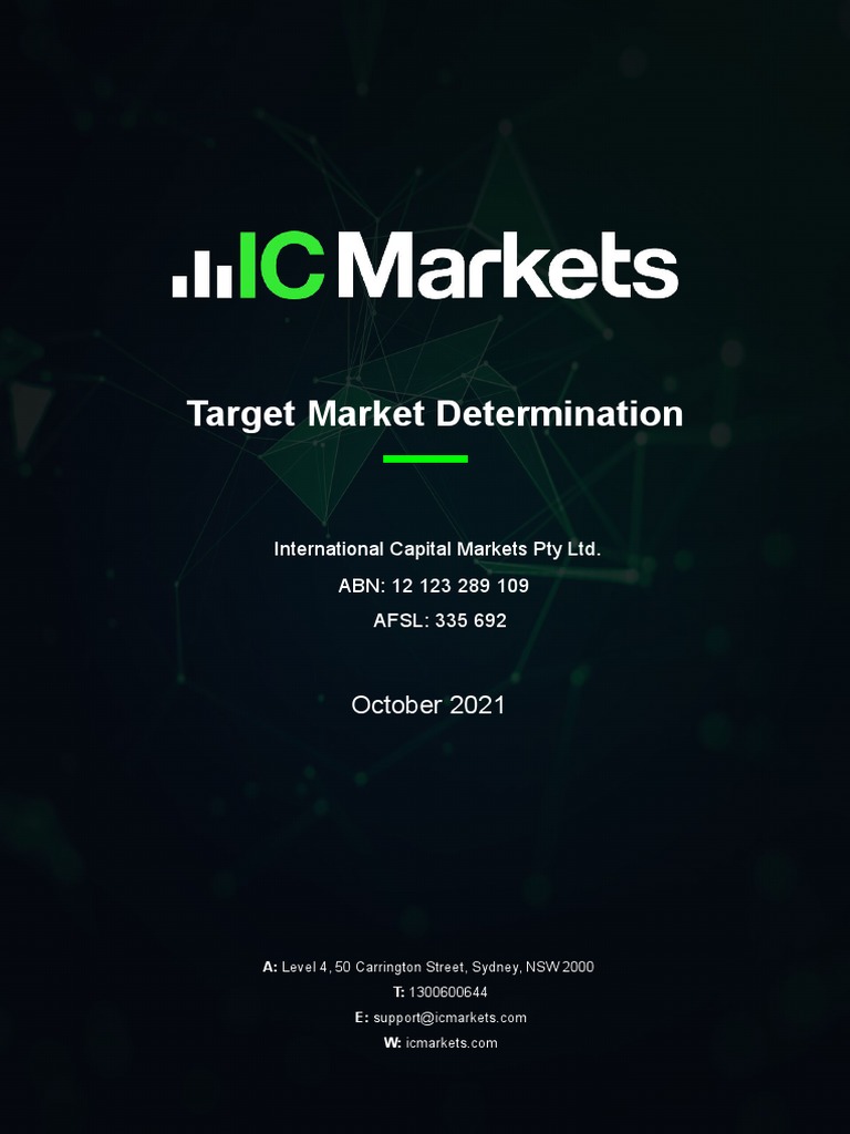 Target Market Determination: October 2021 | PDF | Contract For ...