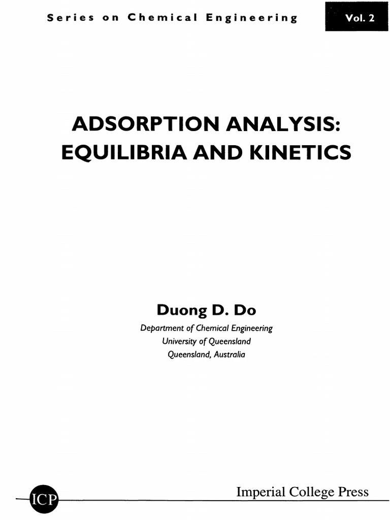 Adsorption Analysis | PDF | Adsorption | Diffusion