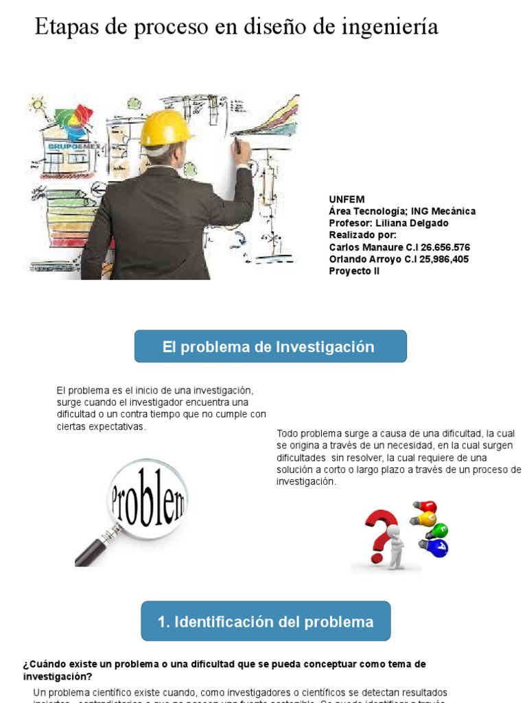 Etapas del Proceso de Diseño en Ingeniería | PDF | Diseño