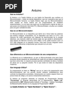 Introduccion Arduino | PDF | Arduino | Bienes manufacturados