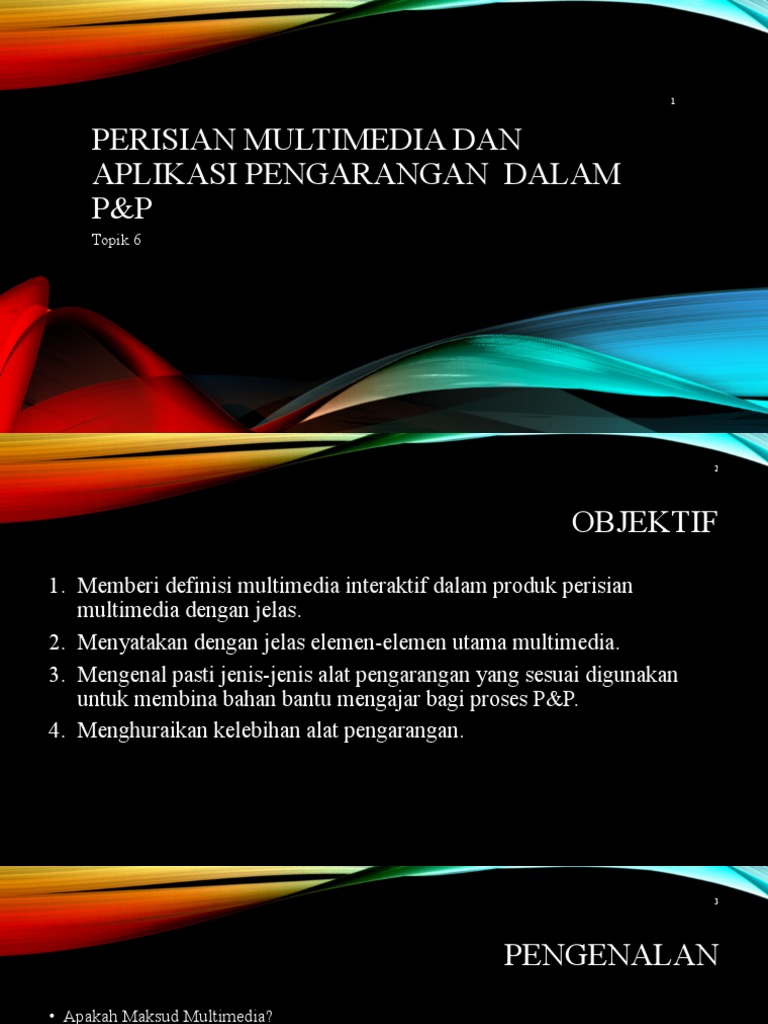 Topik 6 - PERISIAN MULTIMEDIA DAN | PDF