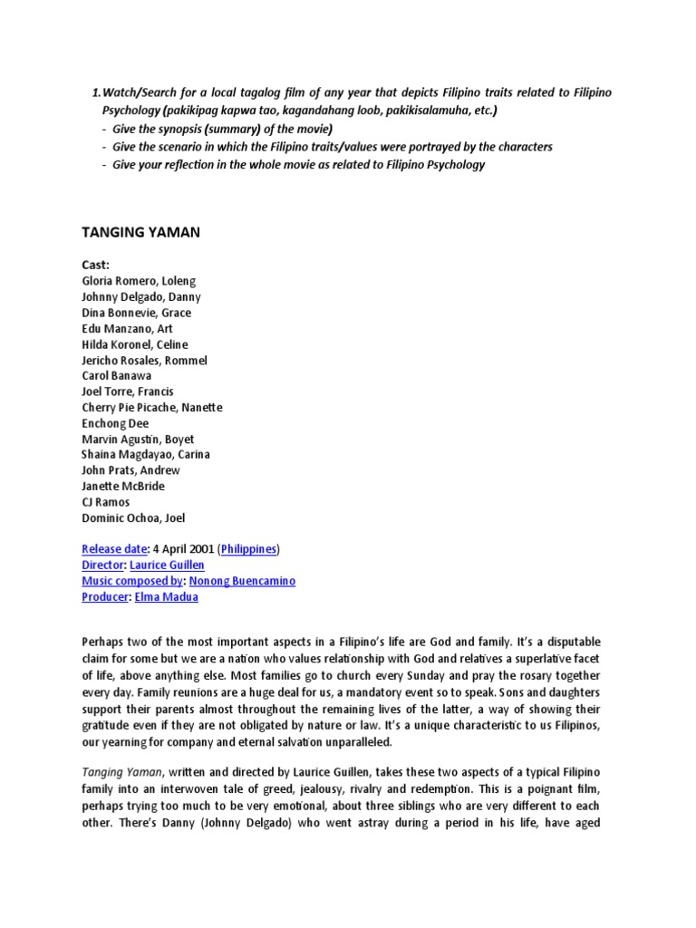 Movie Review Tagalog | PDF