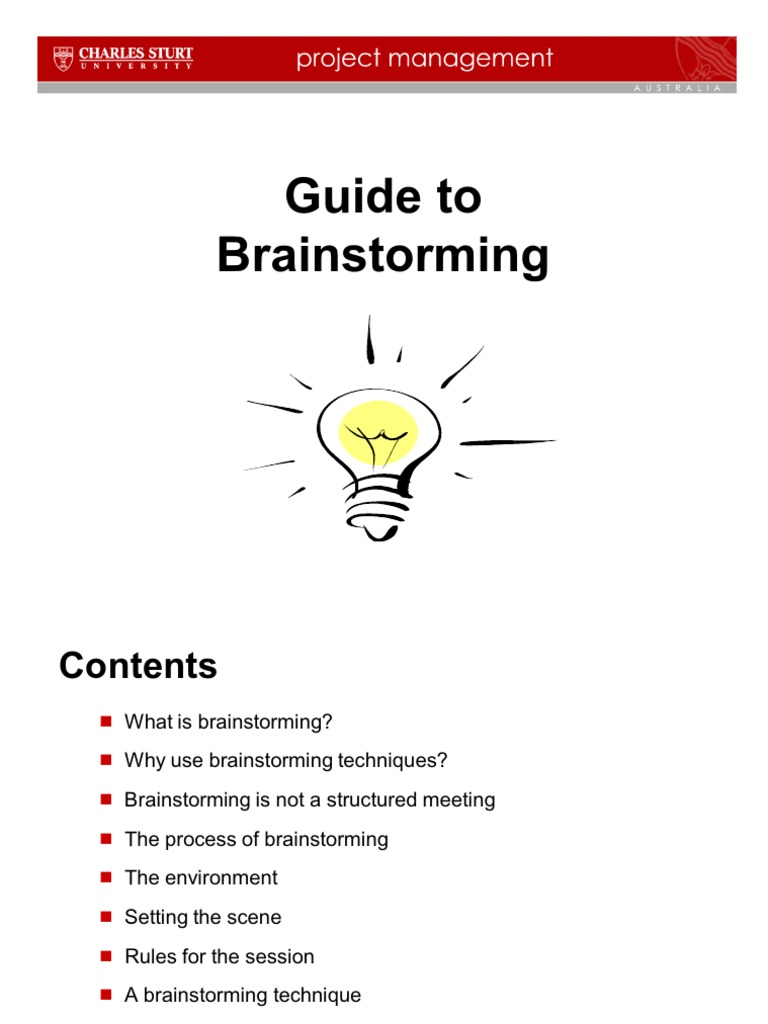 Maximizing Ideation: A Comprehensive Guide to Brainstorming Techniques and Effective Idea ...