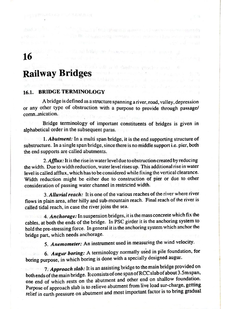 Bridge Terminology | PDF