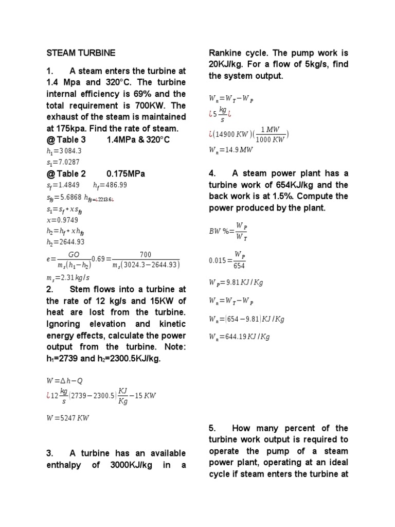 Steam Turbinedocx PDF Free | PDF | Turbine | Steam