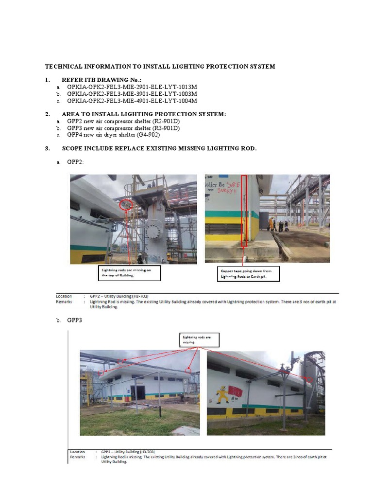 Lighting Protection System | PDF | Electrical Conductor | Building ...