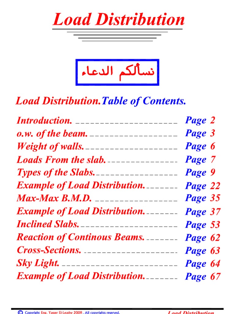 04 - (Beams) (2) Loads On Beams (Load Distribution) . | PDF ...