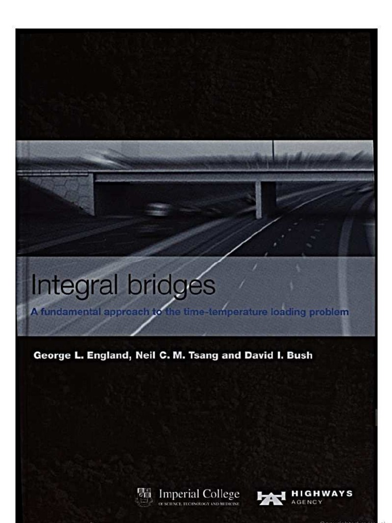 Integral Bridges (A Fundamental Approach To The Time Temperature ...