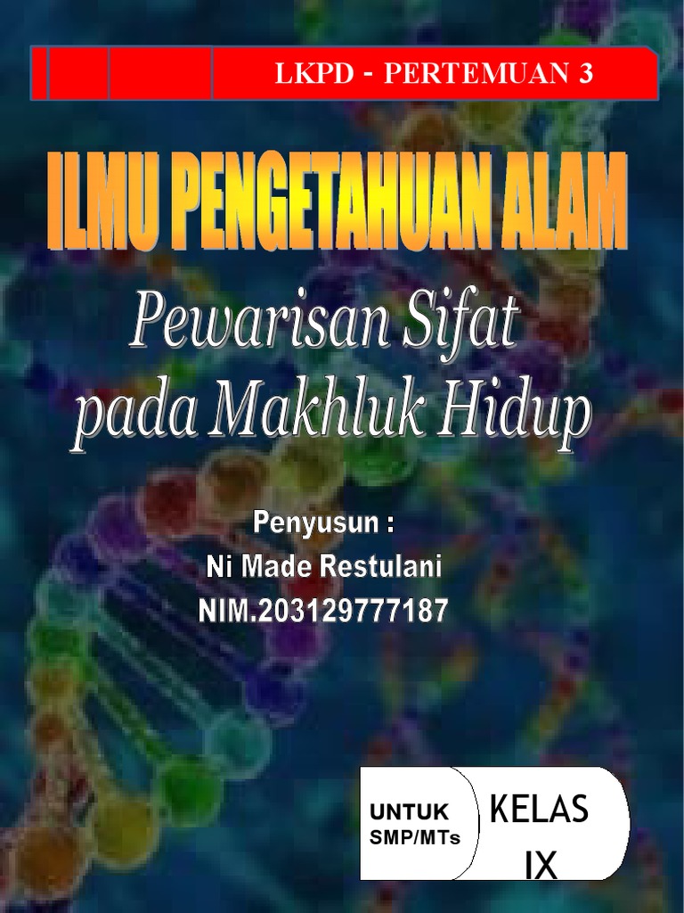 LKPD Pewarisan Sifat Pada Makhluk Hidup | PDF