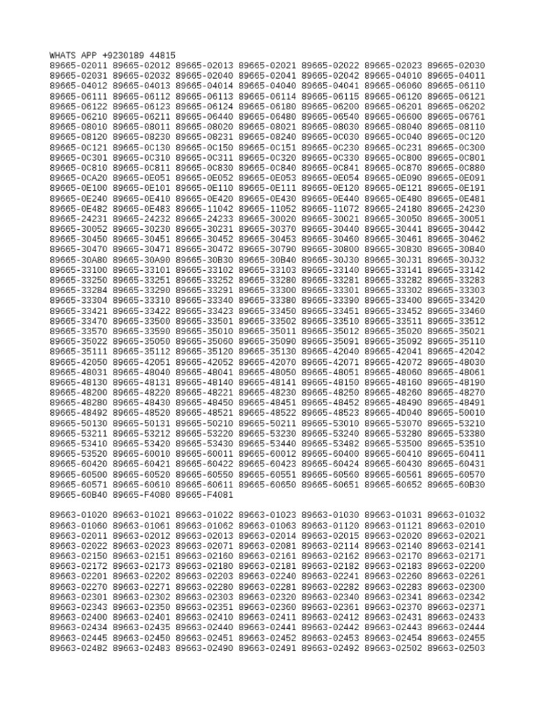 Toyota Ecu Flash Files | PDF