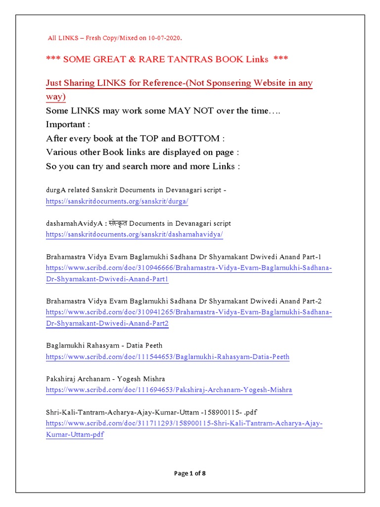 Scribd Books Links Info To Publish New Collections | PDF | Tantra | Shiva