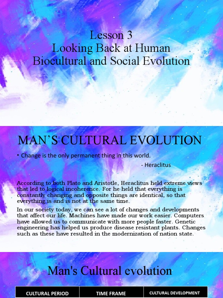 Human Biocultural Evolution Overview | PDF | Society | Homo