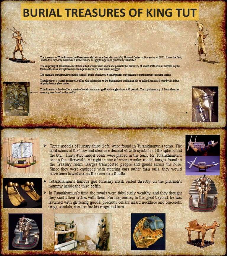 Burial Treasures of King Tut | PDF